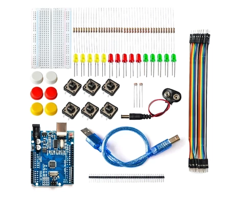 Arduino UNO R3 Basic LED Starter Kit - Box | Arduino, DIY \ Beginner Sets
