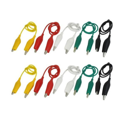 Crocodile Wires 10pcs Set - 5 Colors | Cables, Plugs, Adapters ...