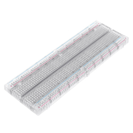 830 Fields Transparent Breadboard MB-102 Solderless Universal Modular ...