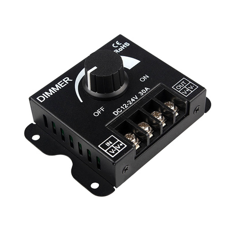 30A 12V/24V LED Dimmer Brightness Regulator | LED Strips Electrics ...