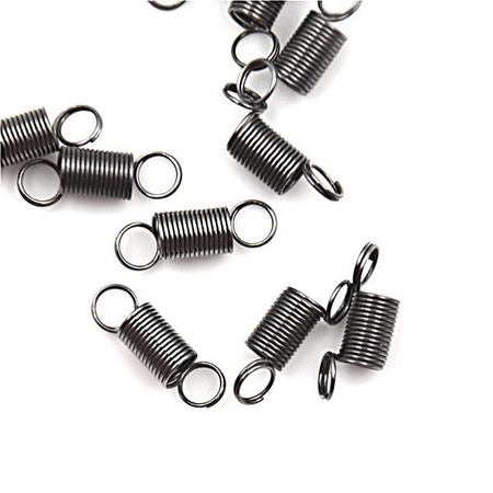 6x4 mm Steel Tension Spring with Loops - 20 pcs | Metal & Nylon ...