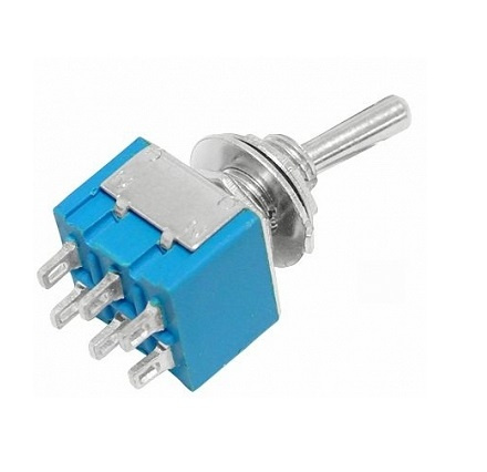 MTS-203 3A 250V 3-pos 6-pin DPDT ON-OFF-ON Toggle Switch | Electrics ...