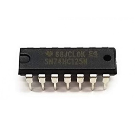 SN74HC125N - 74HC04 - Quadruple Buffer with 3-State Outputs - CMOS ...