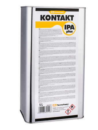 99.8% Isopropyl Alcohol Kontakt IPA Plus - 5L Metal Canister 5L Metal ...
