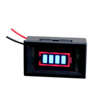 12V Battery Charge Indicator - Pb, 3S Li-Pol - Voltmeter 12 V ...