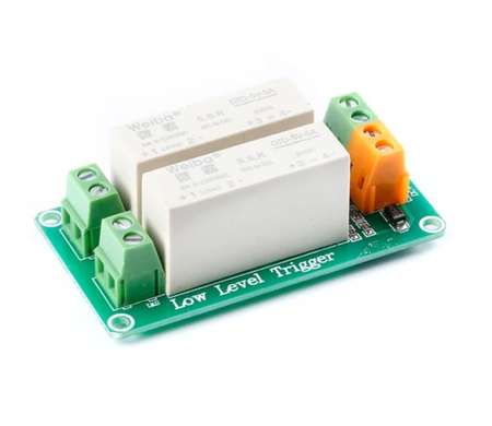 2-Channel 5A DC-DC SSR Relay Module - Low Level Trigger | Arduino, DIY ...