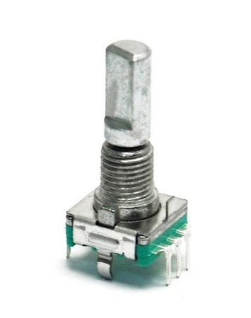 20-Pulse Rotary Encoder EC11 - with Push Button - D-Shaft | Electronics ...