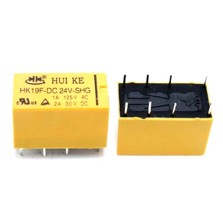 HK19F-24V-SHG - 2A DPDT Relay 24V DC | Electronics \ Relays ...
