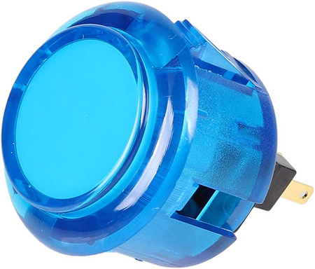 30mm Panel Mount Clear Push Button - Blue Blue | Electrics \ Switches ...