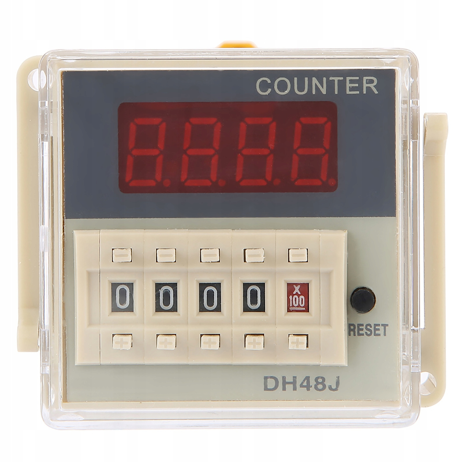DH48J-11A Digital Display Electronic Counter Relay with 35mm DIN Rail ...