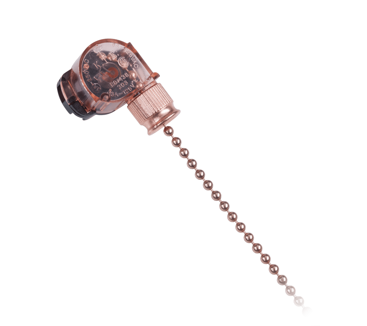 3A 250V Table Lamp Chain Switch, Copper | Electrics \ Switches \ Chain ...