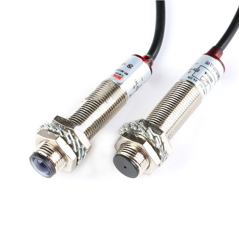 M12 Red Laser Beam Sensor - Visible Barrier Switch - NPN - NO - M12JG ...