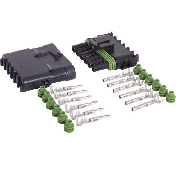 WeatherPack Sealed Waterproof Connector Set - Plug + Socket 6 | Cables ...