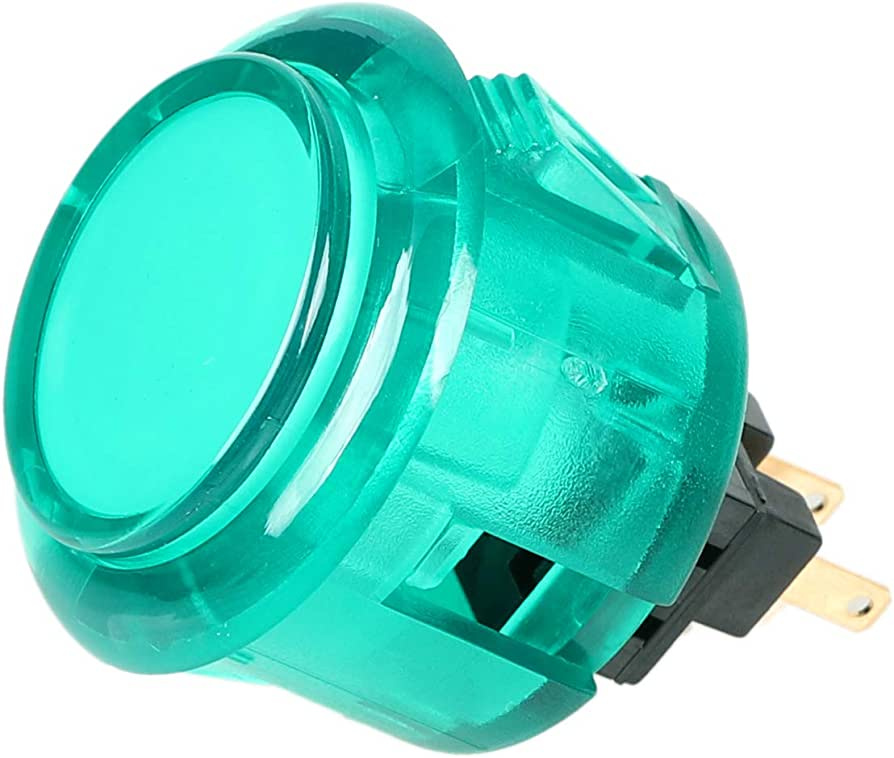 30mm Panel Mount Clear Push Button - Green Green | Electrics \ Switches ...