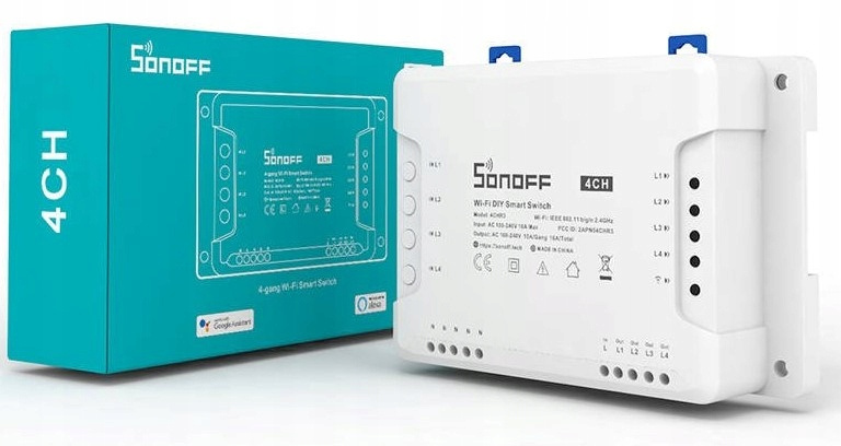 SONOFF 4CH R3 WiFi - 4 Channel eWeLink Smart DIN Switch | Electronics ...