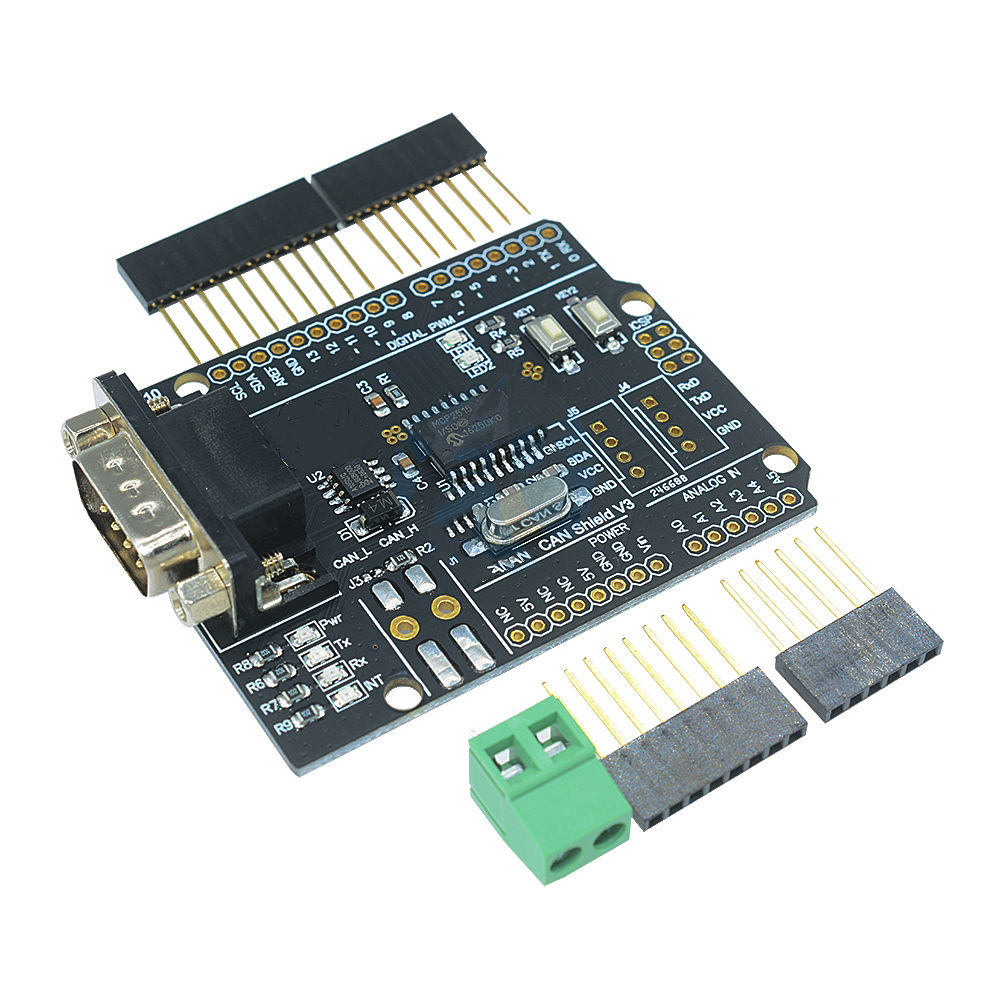 Can Bus Shield Mcp2515 Can Controller Shield Expansion Board Arduino Diy Shields Arduino