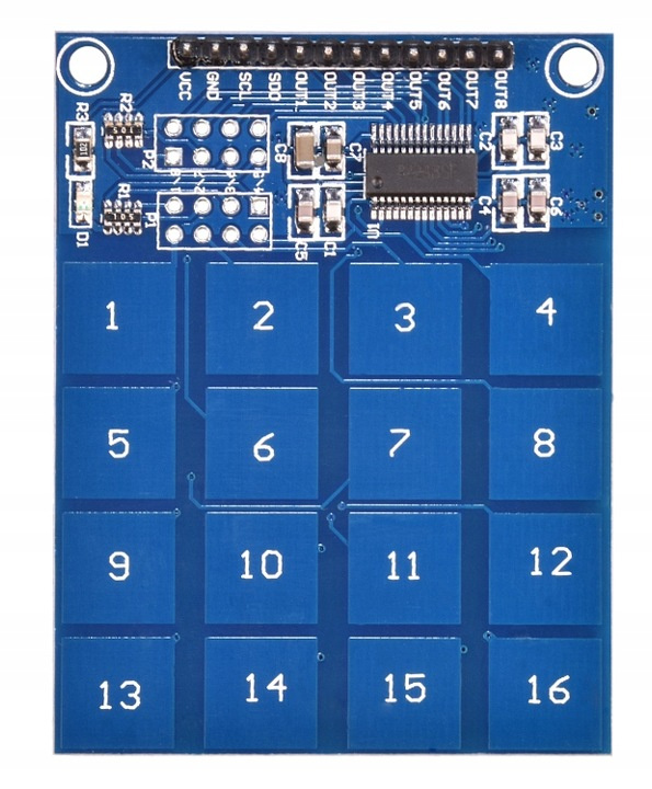 16-button Touch Keyboard TTP229 - Touch Sensor for Arduino 16 | Arduino ...