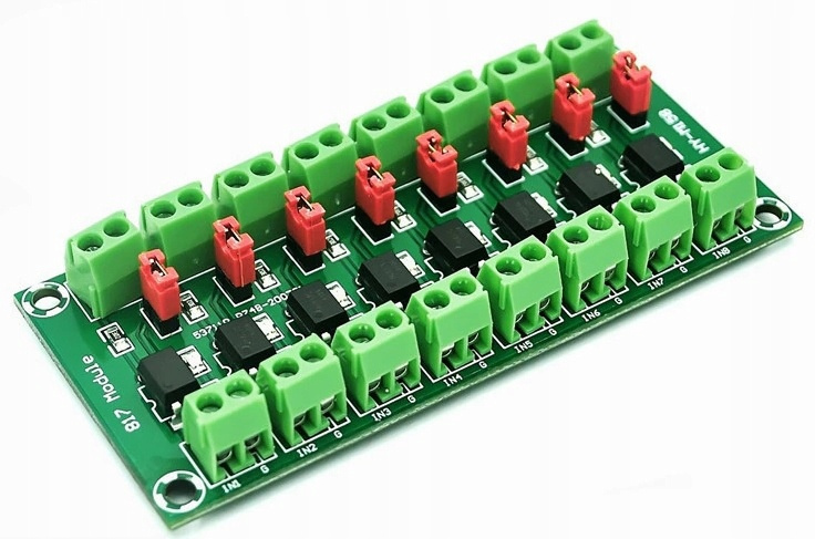 Optocoupler Galvanic Isolation Module - PC817 8 | Arduino, DIY \ High ...