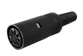 DIN 7-pin Socket for Cable, Soldered | Cables, Plugs, Adapters ...