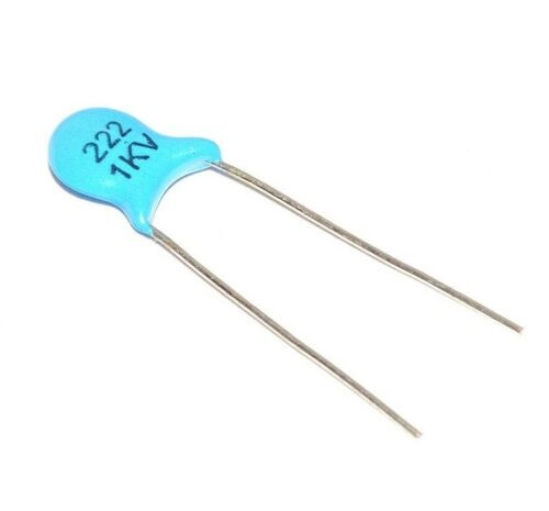 2.2nF 1kV 222 High Voltage Ceramic Capacitor - 10 pcs | Electronics ...