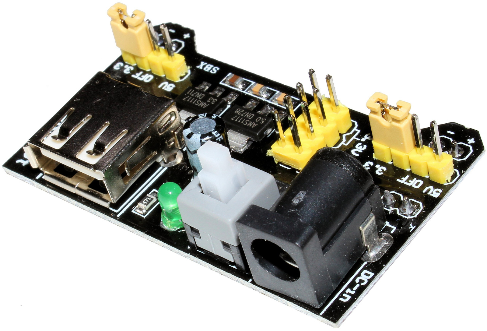 Hw 131 Power Module For Arduino Breadboards Pcb 33v 5v Arduino Diy Power Supplies