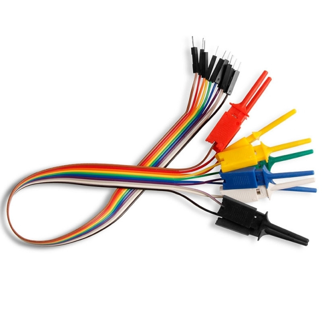 10x 20cm Male DuPont Head Test Hook Line - Test Clamps | Arduino, DIY ...