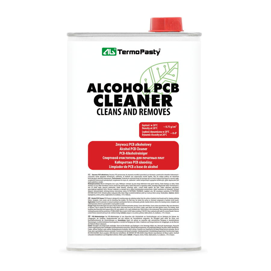 Alcohol PCB Cleaner - 1L Metal Canister | Chemicals \ Cleaners & Solvents