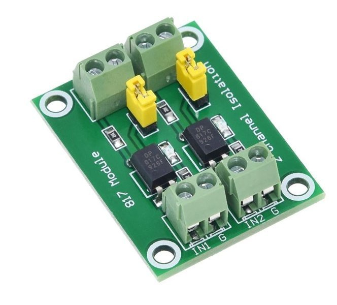 Optocoupler Galvanic Isolation Module - PC817 2 | Arduino, DIY \ High ...