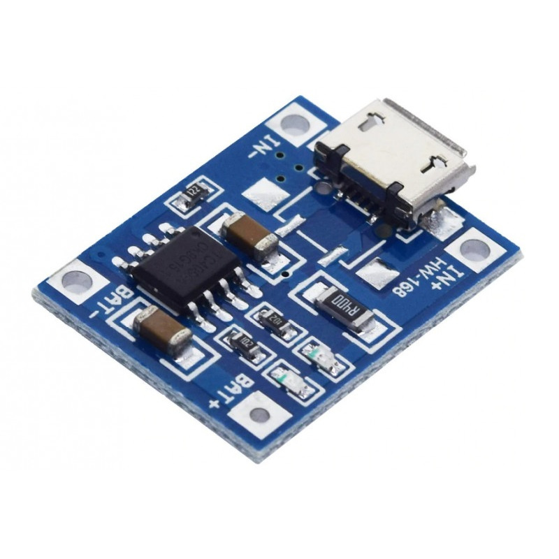 TP4056 1A Li-Ion Battery Charger Module Arduino Micro USB | Arduino ...