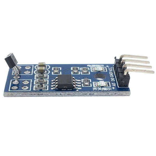 Hall Sensor Module on LM393 - Hall Sensor 3144E - 4pin | Arduino, DIY \ Sensors \ Motion ...