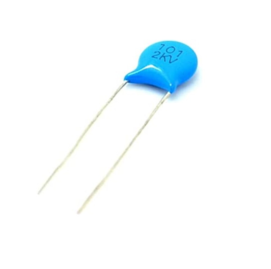 100pF 2kV 101 High Voltage Ceramic Capacitor - 10 pcs | Electronics ...