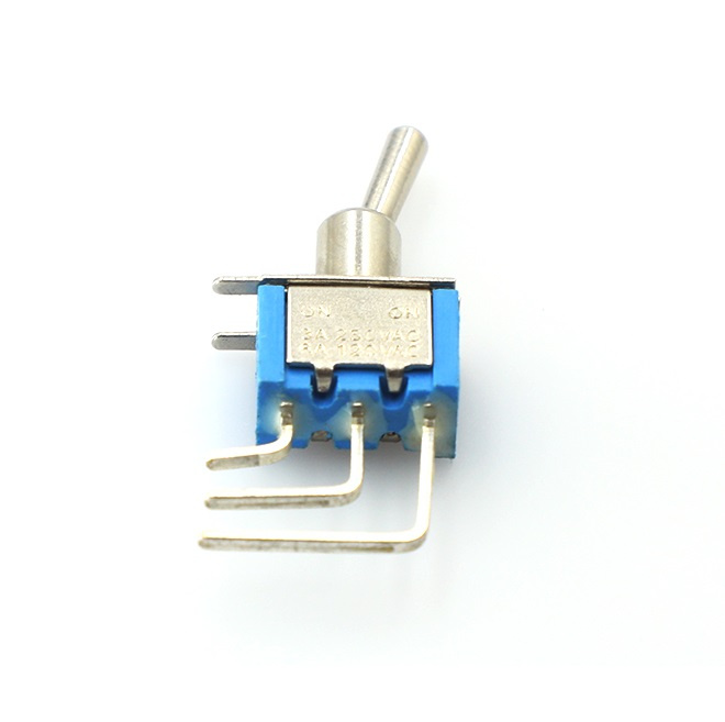MTS-102C4 3A SPDT On-On 3-pin PCB THT Toggle Switch | Electrics ...