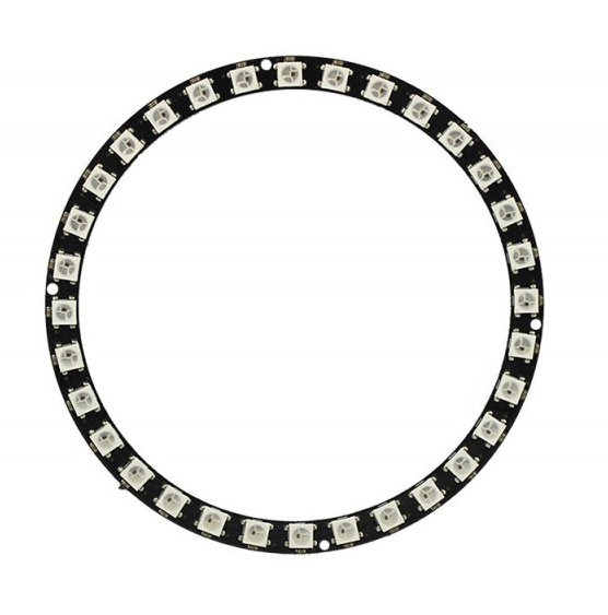 32 Bits Ring RGB LED Matrix WS2812B - 5050 LEDs | Electronics \ LED ...