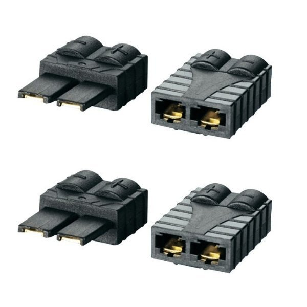 Traxxas TRX Connector - Male + Female - High Current for Batteries | RC Model Making ...