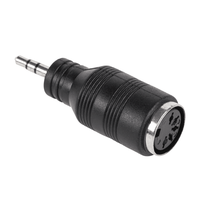 DIN 5-pin Female to 3.5mm 3-pin Mini Jack Male Adapter | Cables, Plugs ...