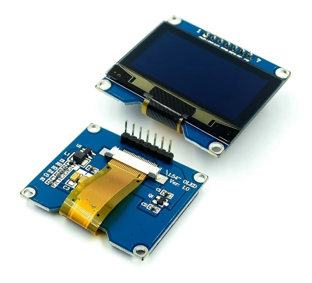 SSD1306 OLED Display 1.54" White I2C SPI 3-5V Arduino | Arduino, DIY ...